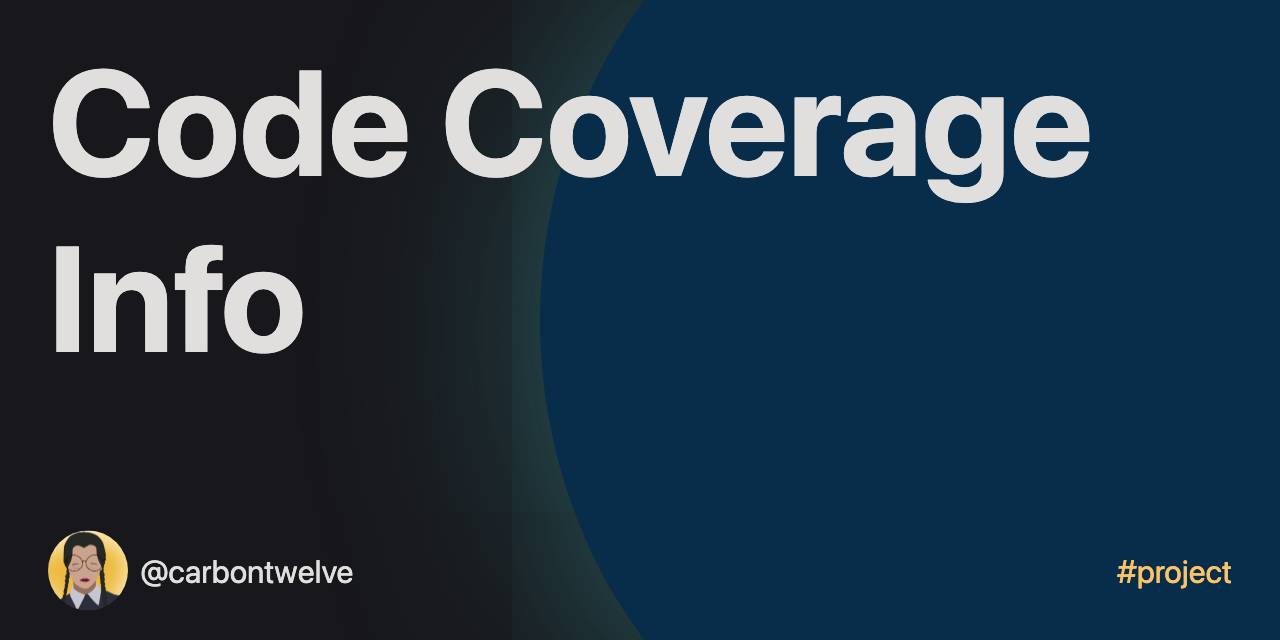 Code Coverage Info